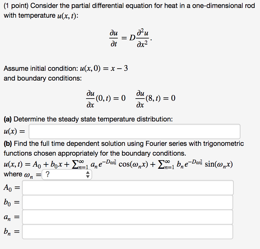 Heat Equation Rod